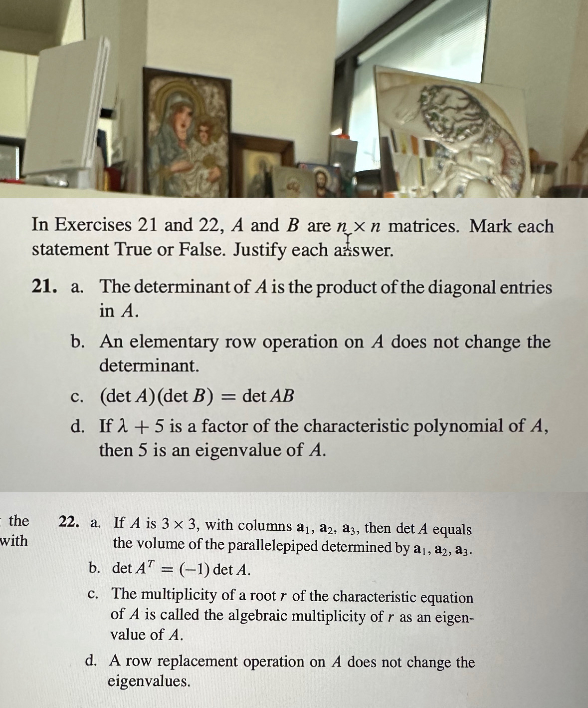 Solved In Exercises 21 ﻿and 22, ﻿A and B ﻿are n×n ﻿matrices. | Chegg.com