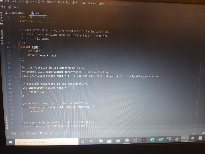 Solved Objectives Write functions that manipulate linked | Chegg.com