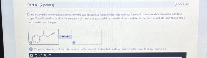 Solved Alkynes can undergo electrophilic addition when | Chegg.com