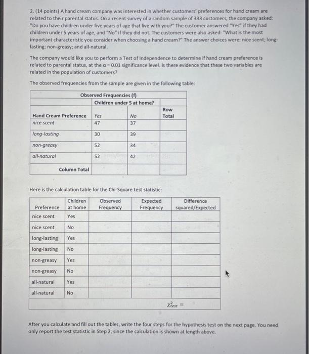 Solved 1) The null and alternative hypotheses, written using | Chegg.com