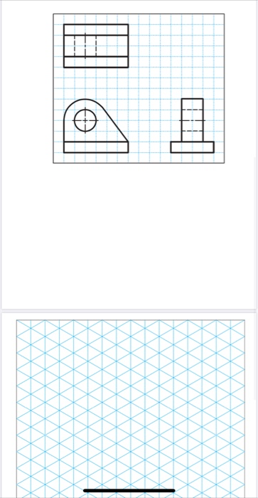 Solved Q1 Given The Multi Views Of The Cut Block In Third 5401