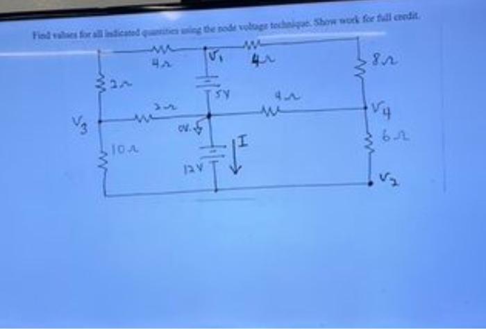 Solved find values for all indicated quantities using the | Chegg.com