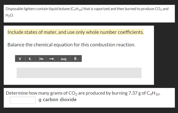 Solved Determine how many grams of CO2 ﻿are produced by | Chegg.com
