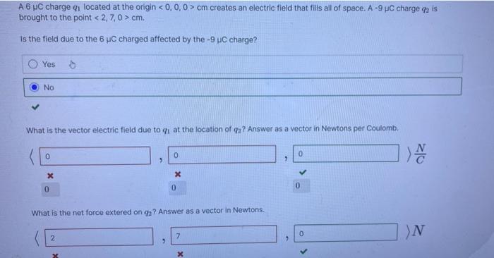 Solved A6 UC charge gı located at the origin