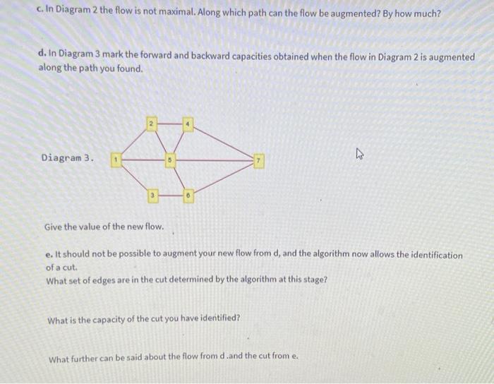 Solved b In Diagram 2 clearly mark the forward and backward | Chegg.com