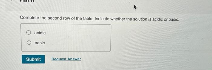 Complete the first row of the table. Express your | Chegg.com