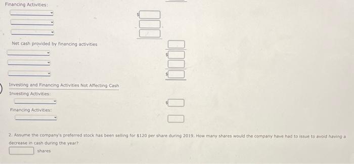 Solved The following is a list of the items to be included | Chegg.com