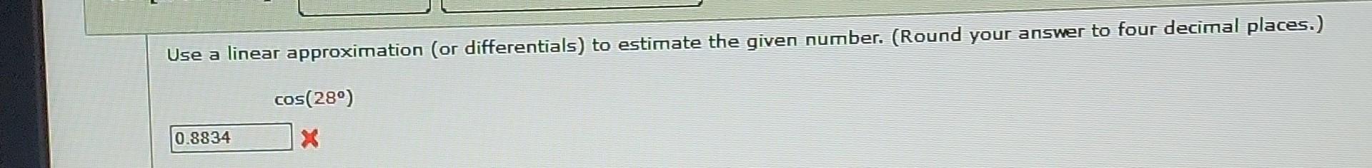 Solved Use a linear approximation (or differentials) to | Chegg.com