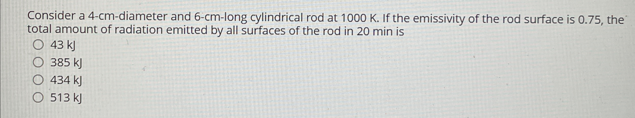 Solved Consider a 4-cm-diameter and 6 -cm-long cylindrical | Chegg.com