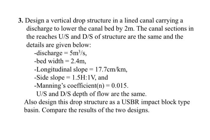 Solved H.W 3 Water flows in a triangular channel with a | Chegg.com