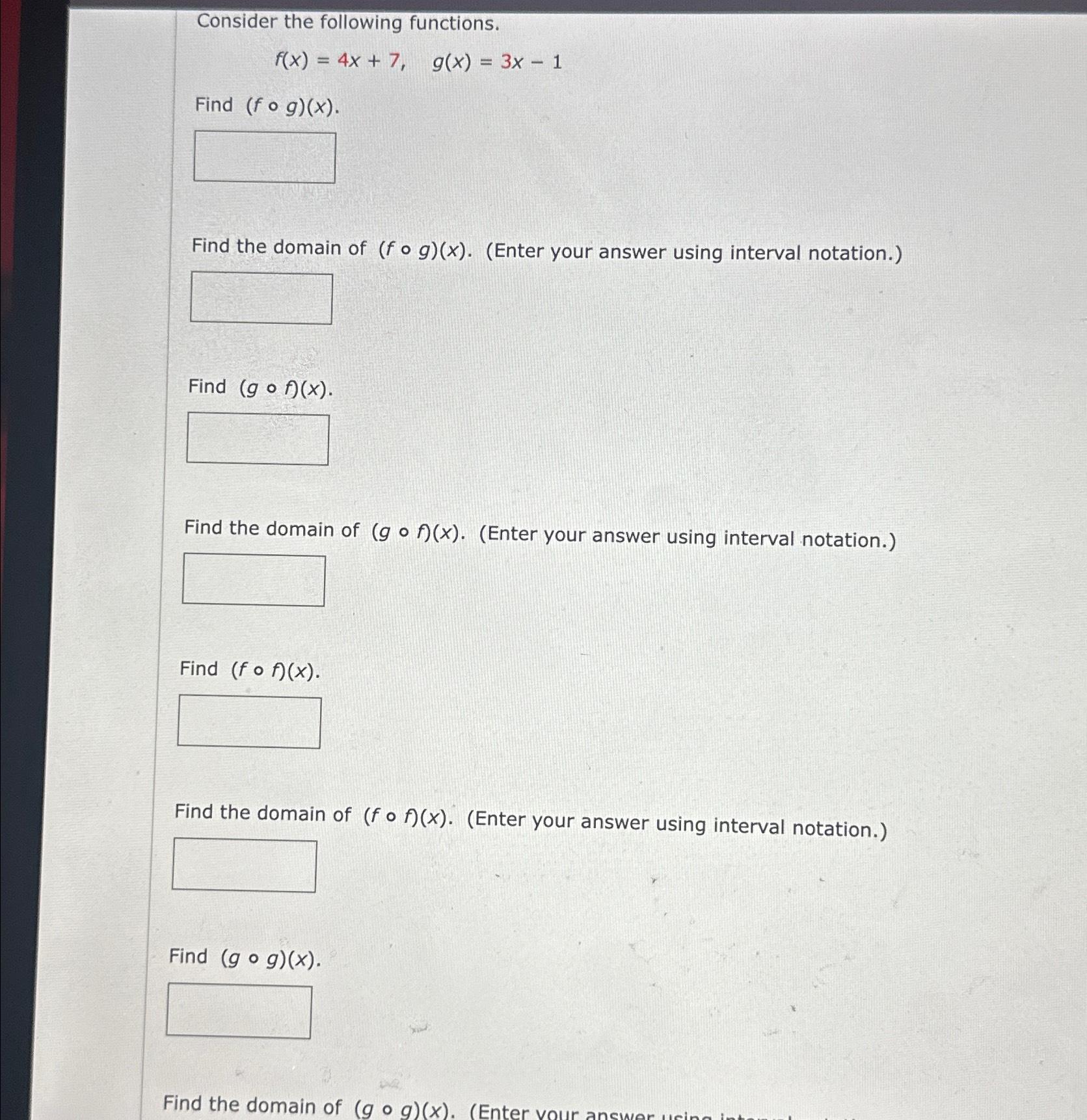 Solved Consider the following | Chegg.com