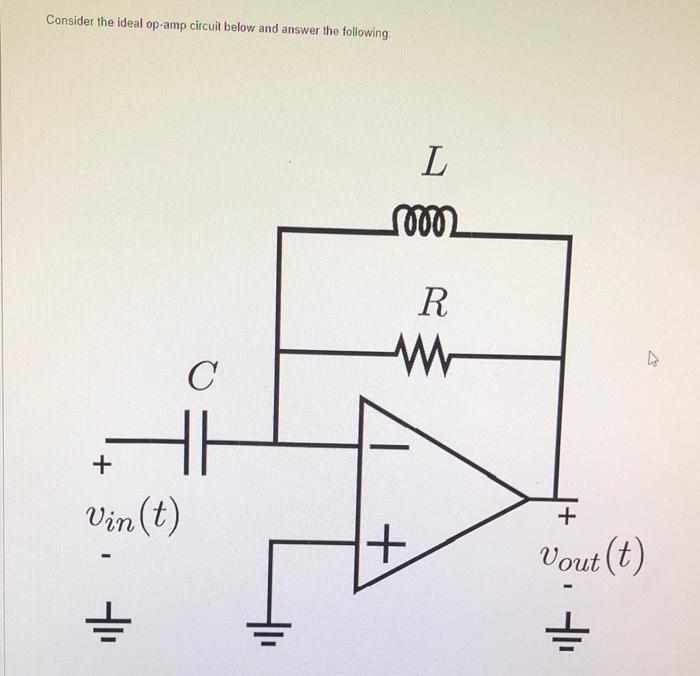 Solved Consider the ideal op-amp circuit below and answer | Chegg.com