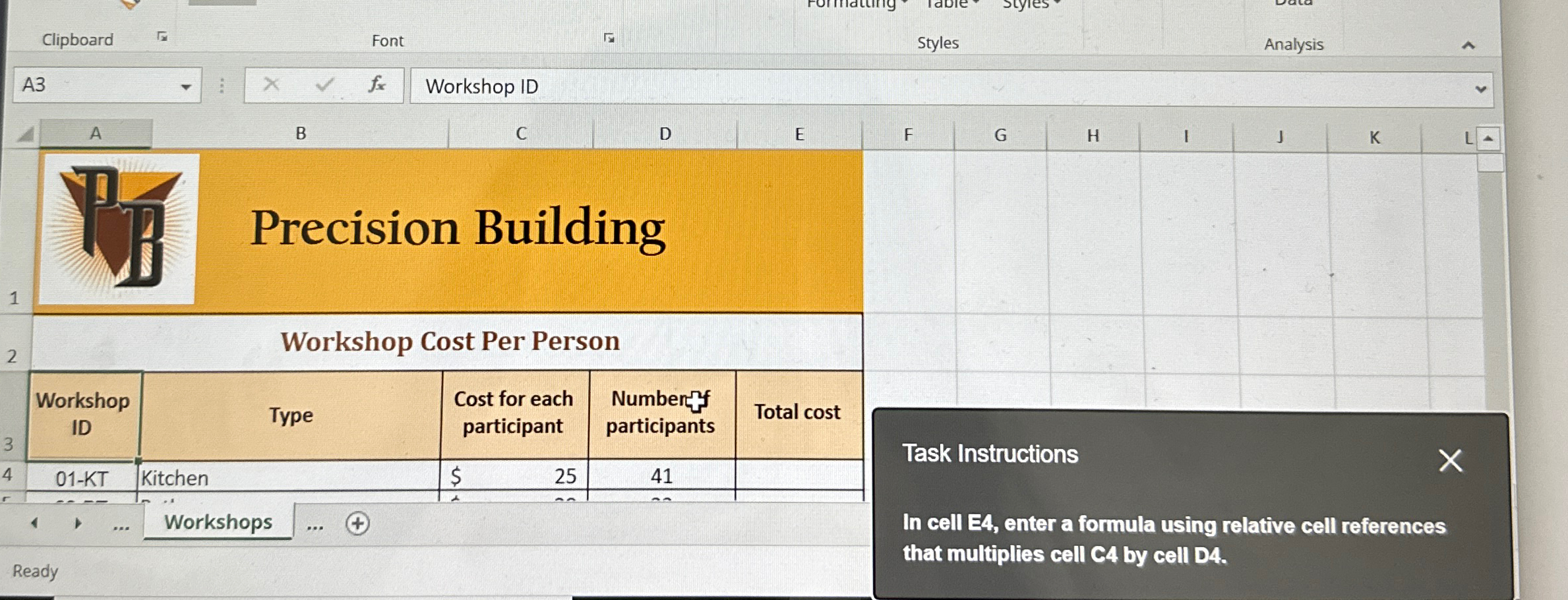 Solved Clipboardfontstylesanalysisworkshop 
