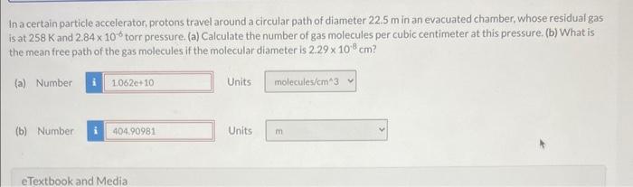 Solved In a certain particle accelerator, protons travel | Chegg.com