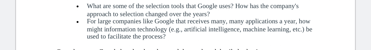 Solved What are some of the selection tools that Google | Chegg.com