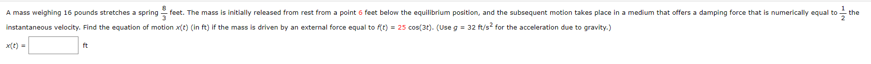 Solved instantaneous velocity. Find the equation of motion | Chegg.com