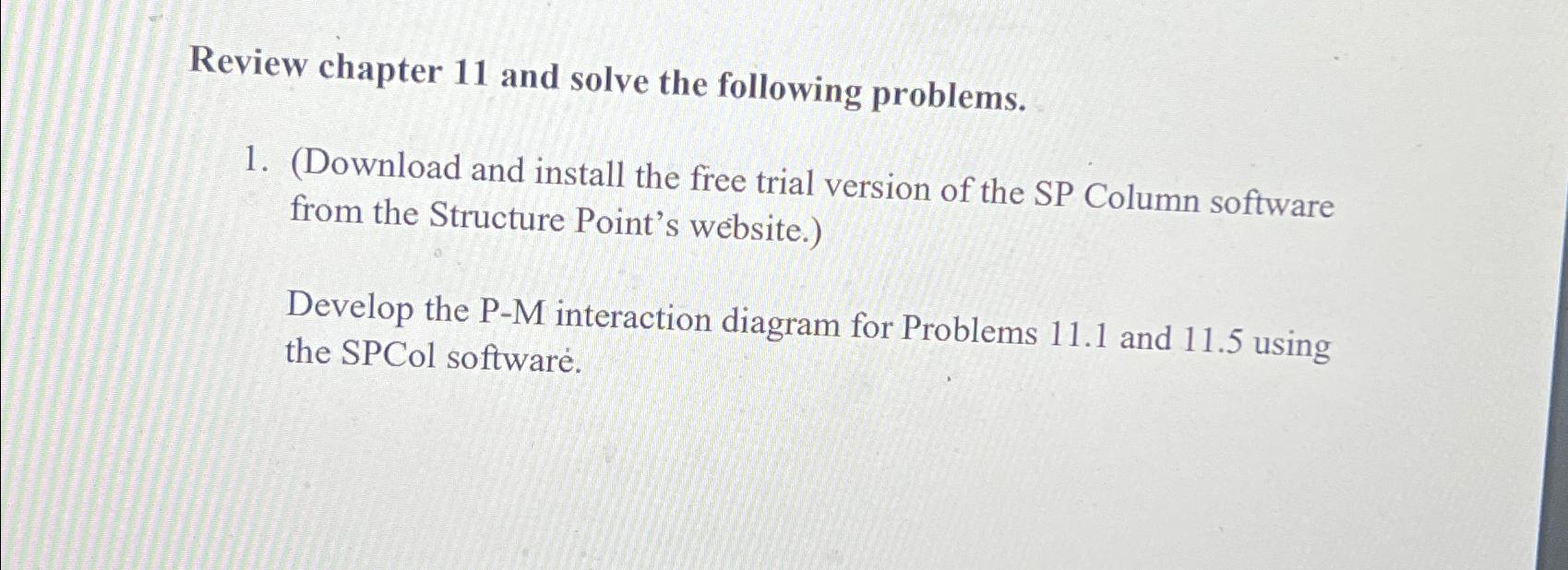 Solved Review chapter 11 ﻿and solve the following | Chegg.com