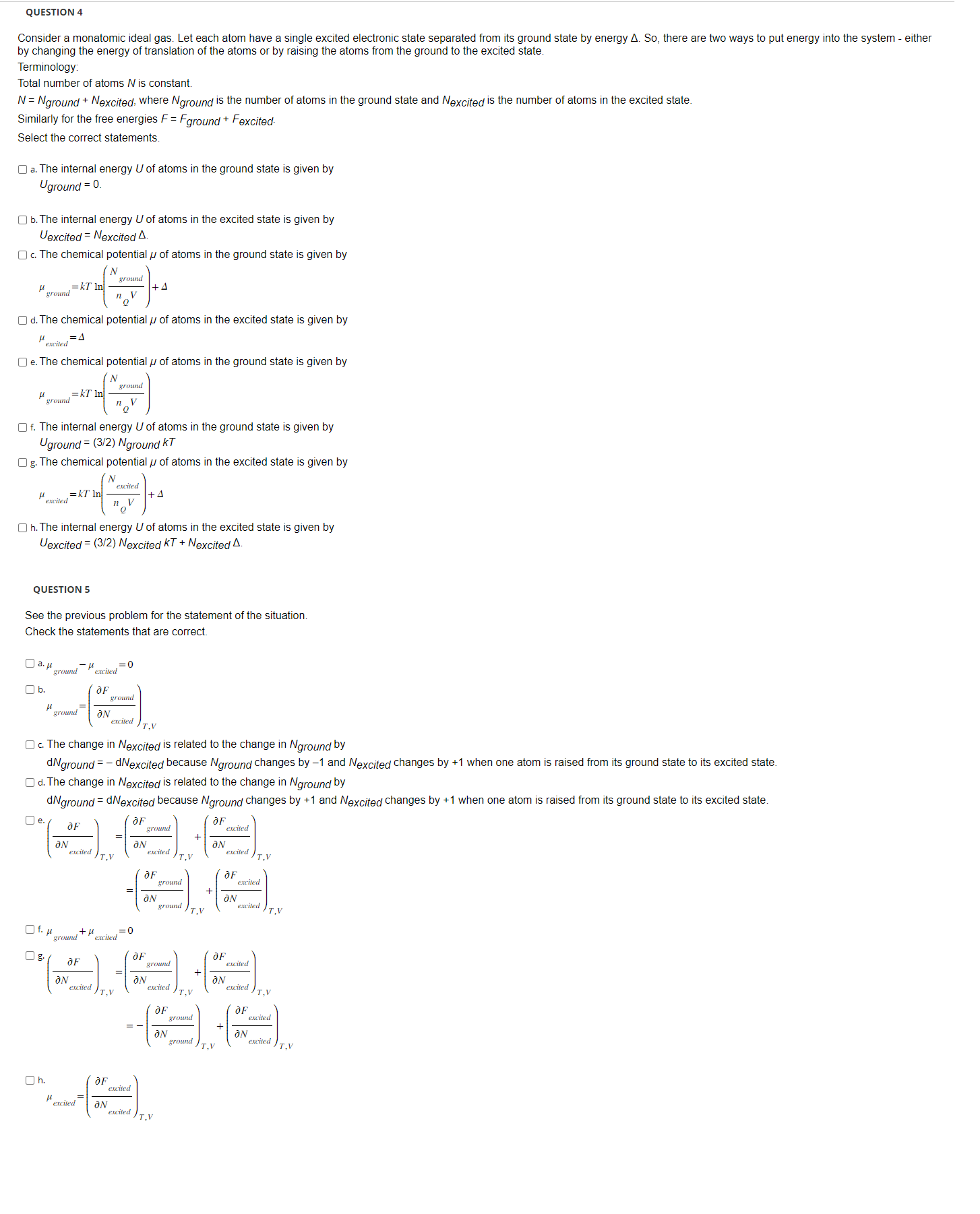 Solved QUESTION 4by changing the energy of translation of | Chegg.com