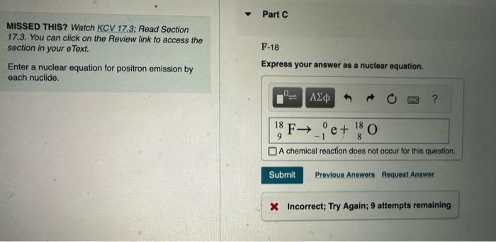 Solved Co-55 Express your answer as a nuelear equation. | Chegg.com