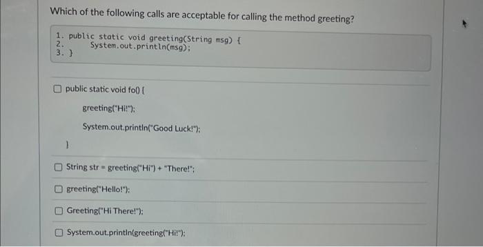 Solved What is the error in the following method? 1. public | Chegg.com