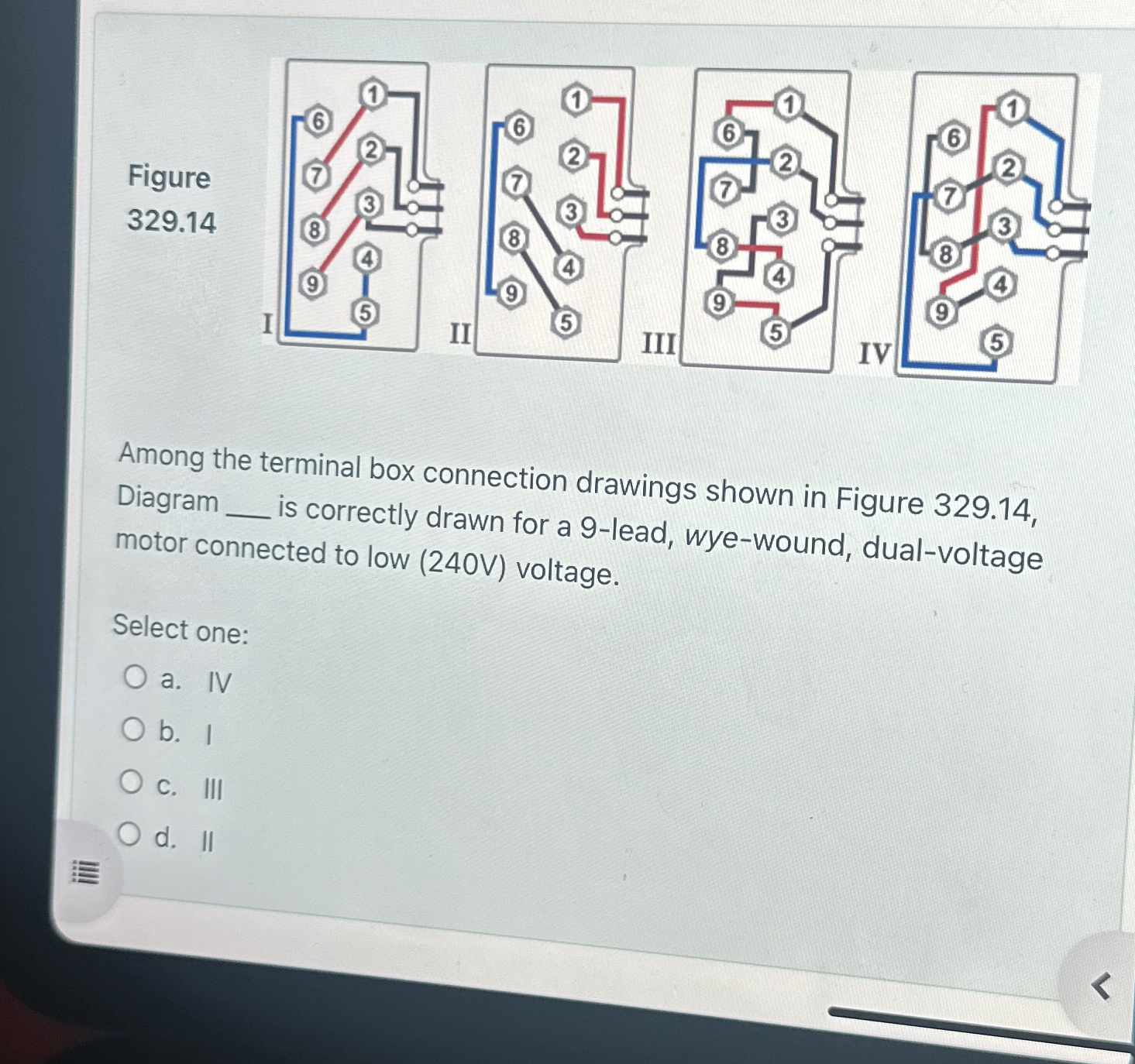 Solved Figure329.14IVAmong the terminal box connection | Chegg.com