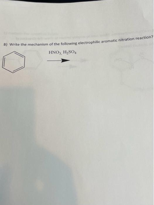 Solved 3) Write the following reaction mechanisms. Make sure | Chegg.com