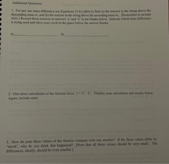 Transcribe the data from Part A into the first row of | Chegg.com