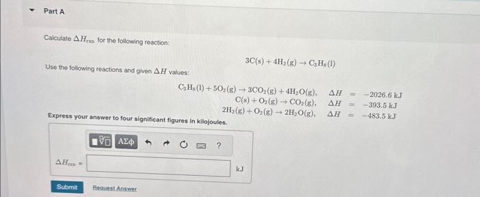 Solved Calculate ΔHnnn for the following reaction: Use the | Chegg.com
