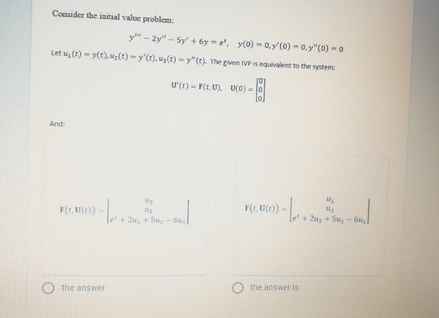 Solved Consider The Initial Value Problem Y 2y Sy 