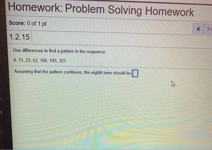 Solved Homework: Problem Solving Homework Score: 0 of 1 pt | Chegg.com