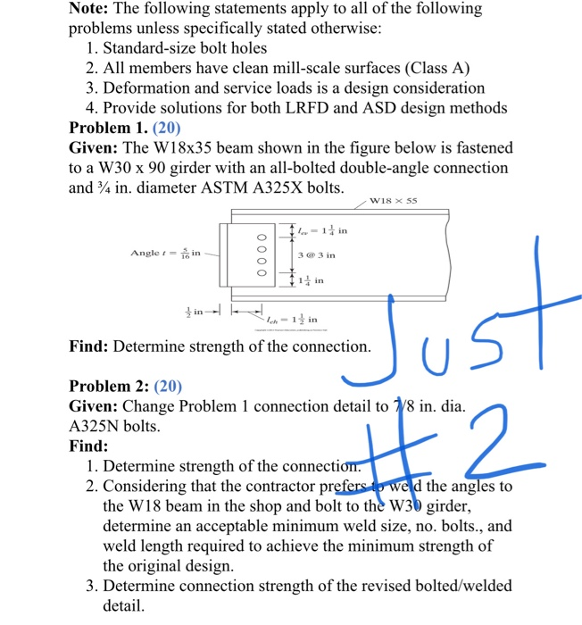 Problem 2: (20) Given: Change Problem 1 connection | Chegg.com