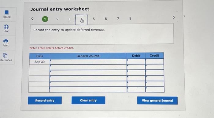 Journal entry worksheet Record the entry to update | Chegg.com