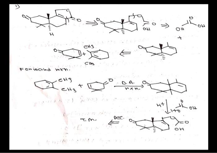 Solved do the retrosynthesis(include synthons and jts | Chegg.com