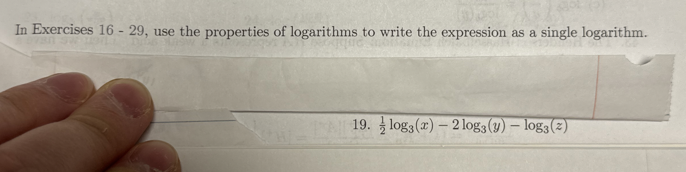 Solved In Exercises 16 - 29, ﻿use the properties of | Chegg.com