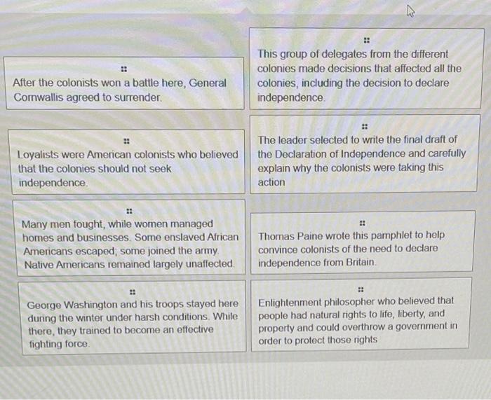 5. John Locke 6. Common Sense 7. Thomas Jefferson 8. | Chegg.com
