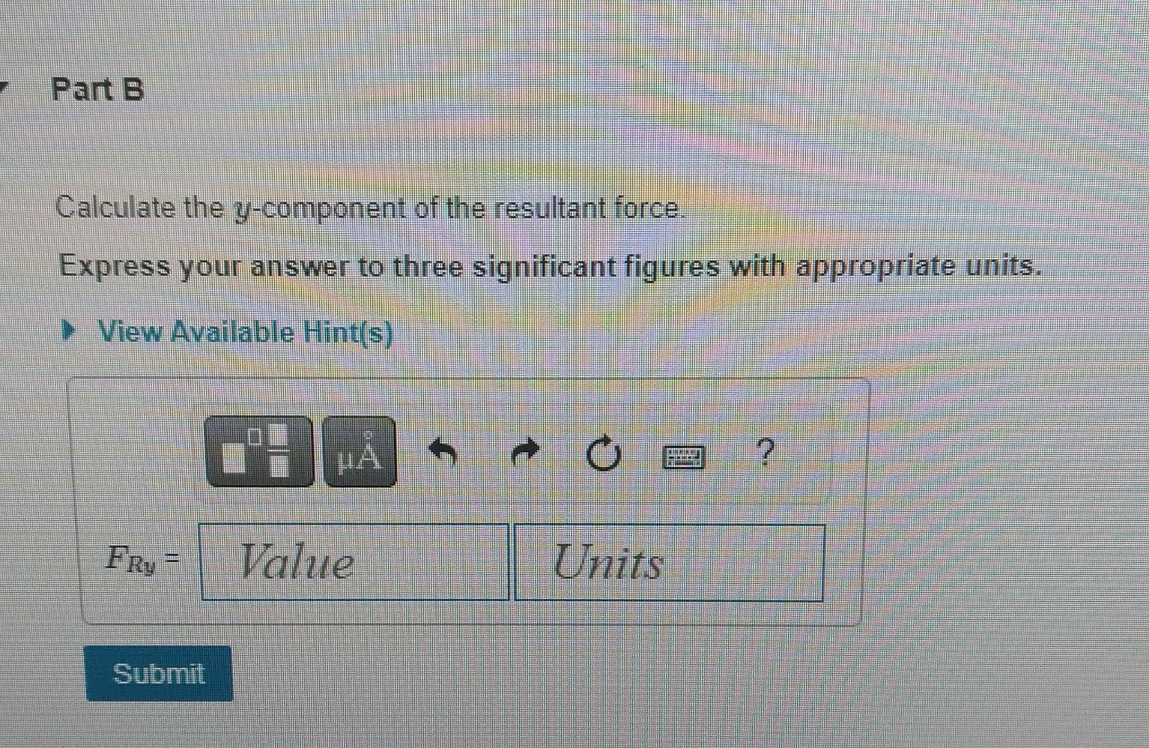 Solved Calculate the component of the resultant force in the | Chegg.com