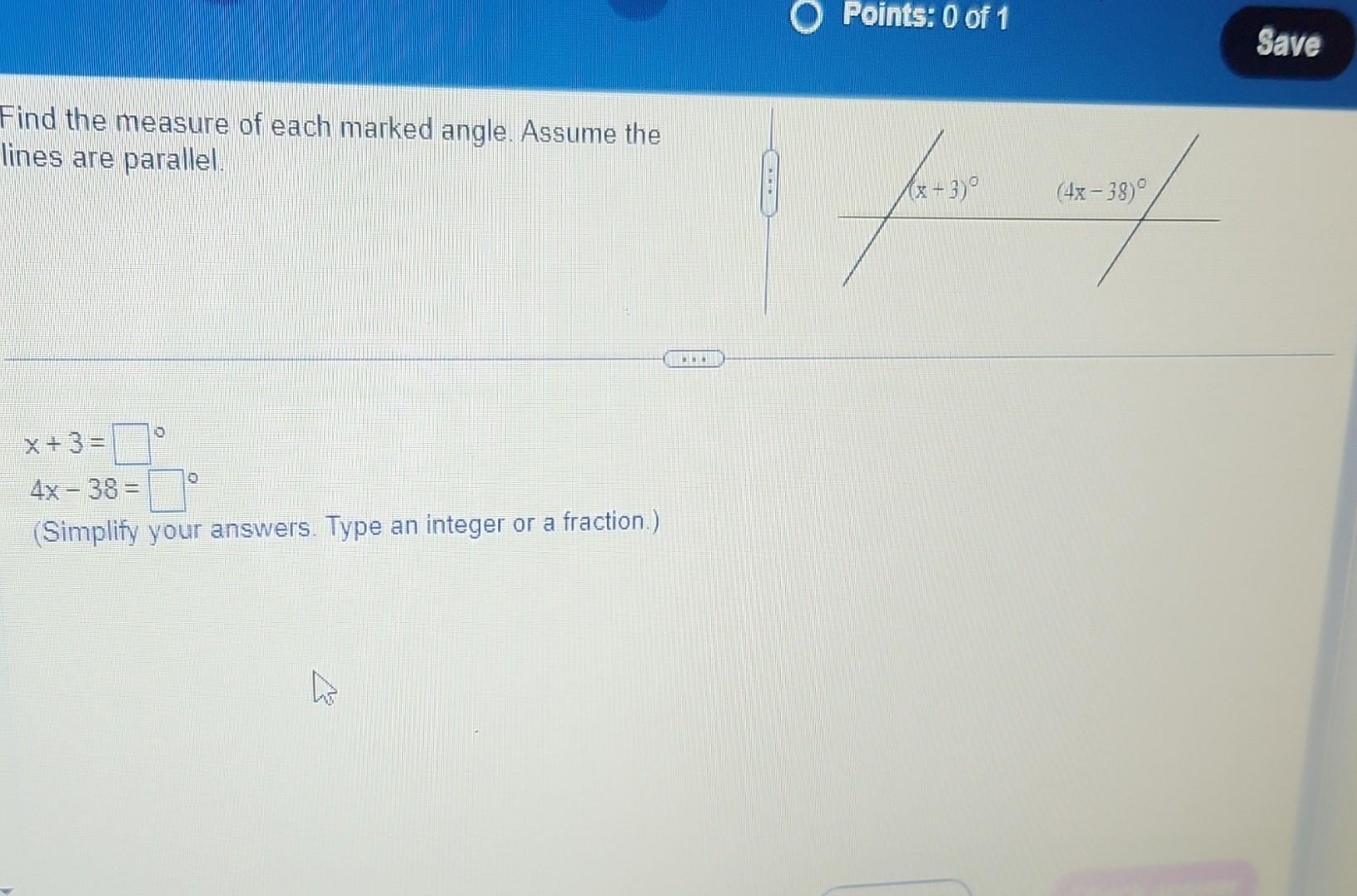 Solved Find the measiure of each marked angle. The larger | Chegg.com