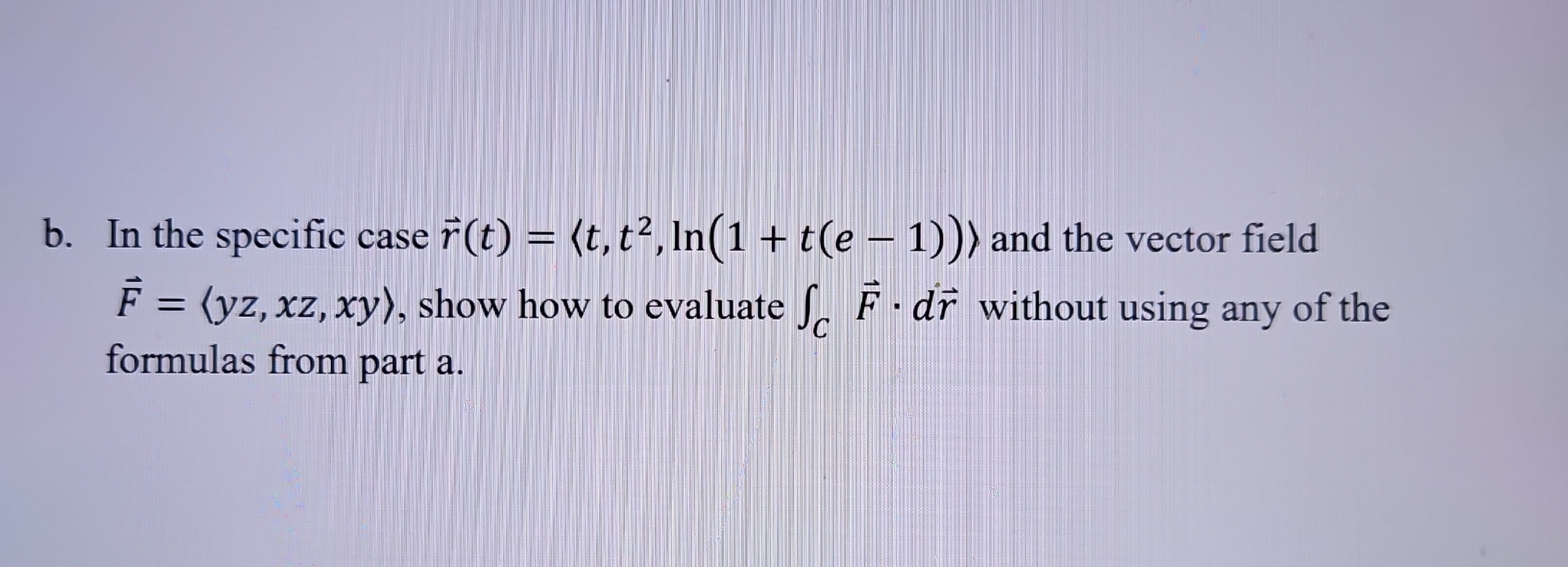 b. ﻿In the specific case | Chegg.com