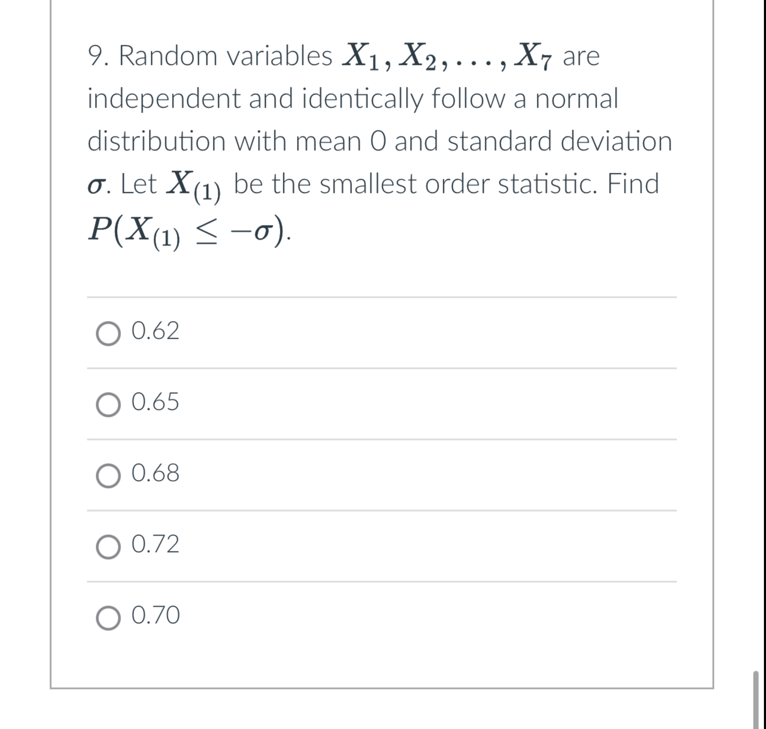 Solved Random variables x1,x2,dots,x7 ﻿areindependent and | Chegg.com