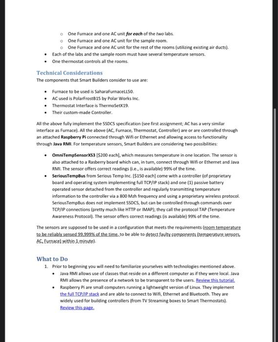 Solved Assignment 3 - Architectural Description Overview | Chegg.com