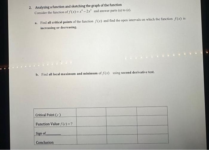 Solved make sure you fill in the charts and show me step by | Chegg.com