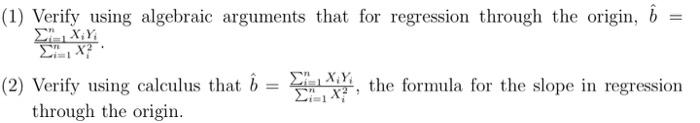 Solved (1Verify using algebraic arguments that for | Chegg.com