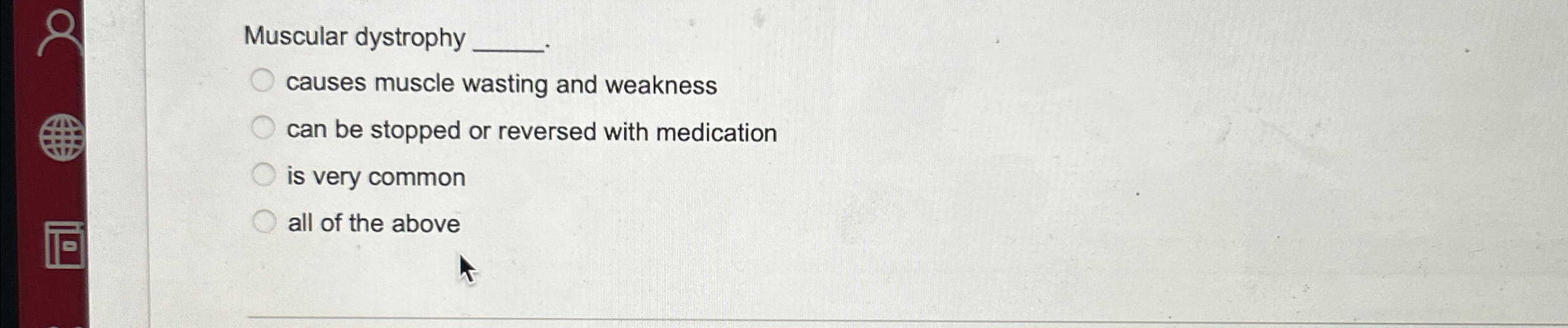 Solved Muscular dystrophycauses muscle wasting and | Chegg.com