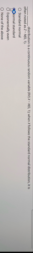 Solved q, ﻿distribution is a continuous random variable | Chegg.com