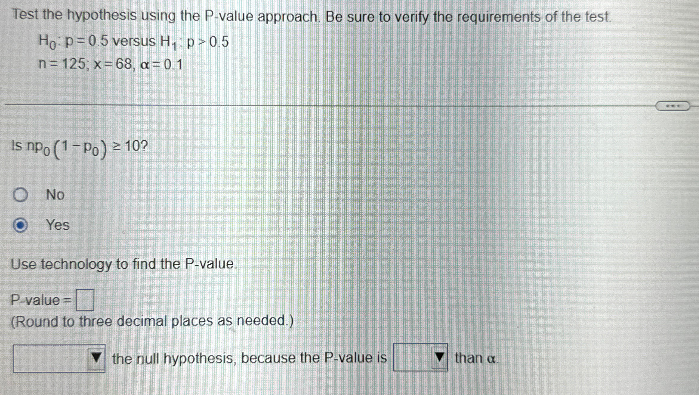 Solved Test the hypothesis using the P-value approach. Be | Chegg.com
