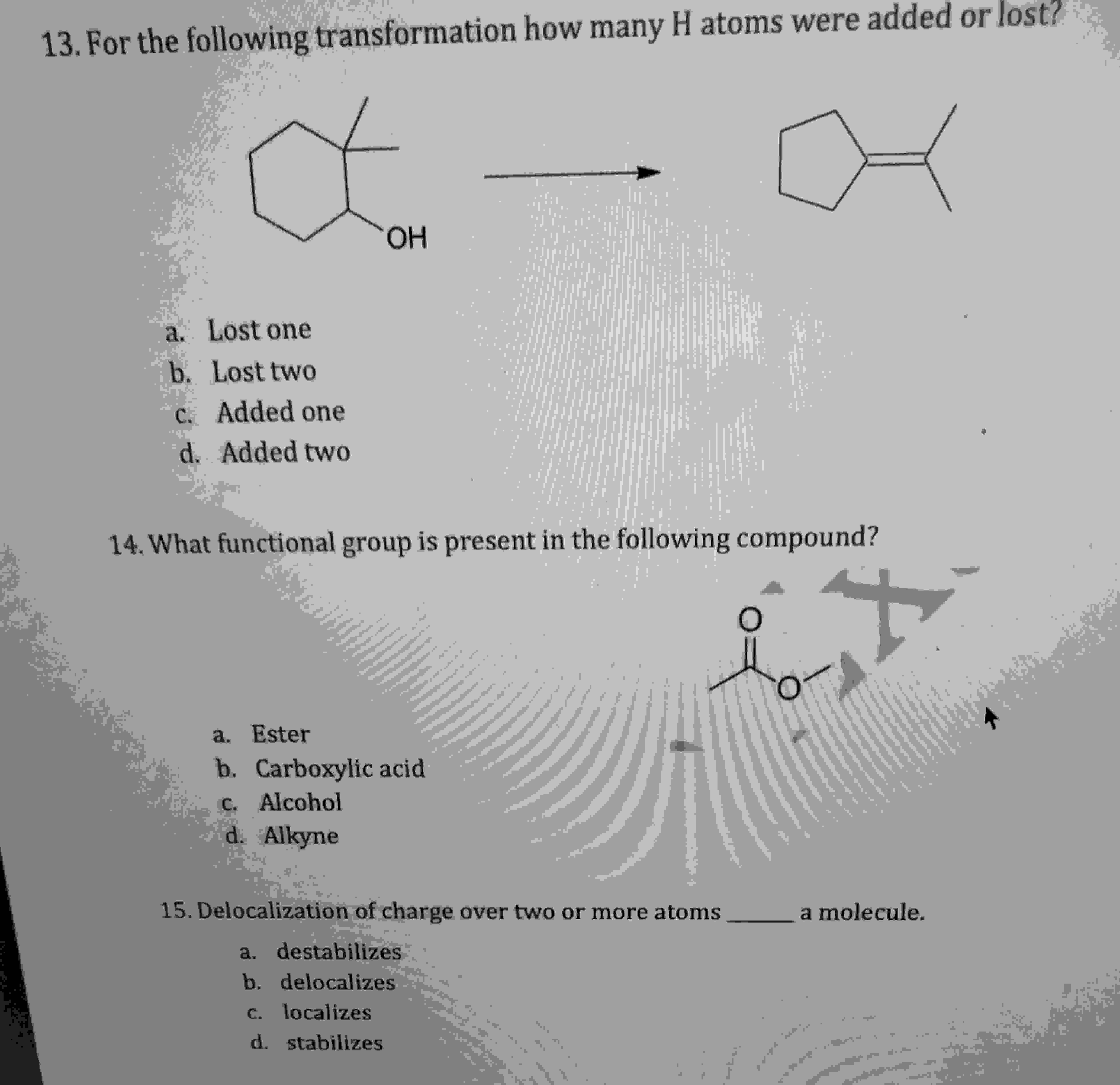 Solved Answer Following Questions With Explanation For The