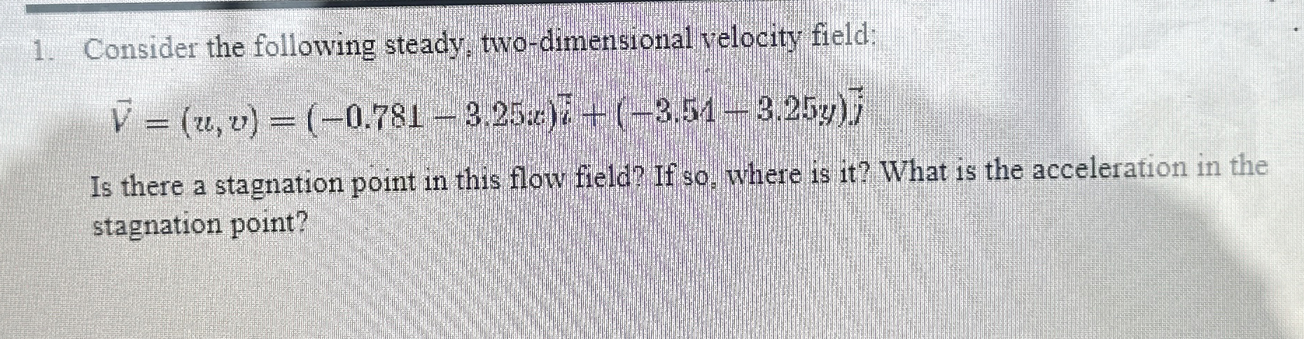 Solved Consider the following steady, two-dimensional | Chegg.com