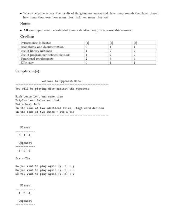 Solved Main topics: User validated input if & if-else | Chegg.com