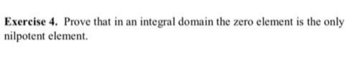 Solved Exercise 9. Give an example of noncommutative ring | Chegg.com