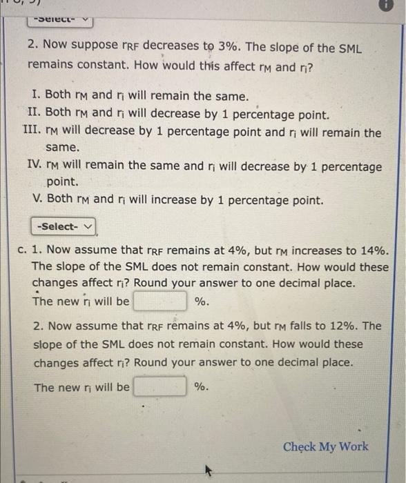 Solved Suppose rRF=4%,rM=13%, and bi=1.4. a. What is n, the | Chegg.com
